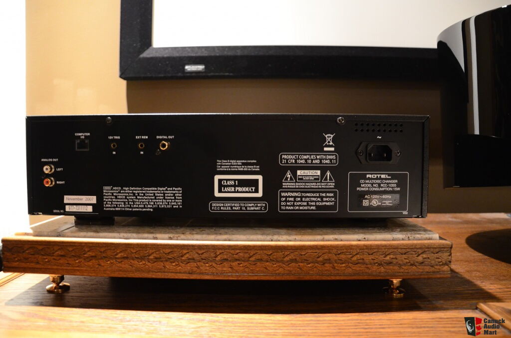 PRICE DROP!! Rotel RCC-1055 CD Five disc HDCD compact disc carousel ...
