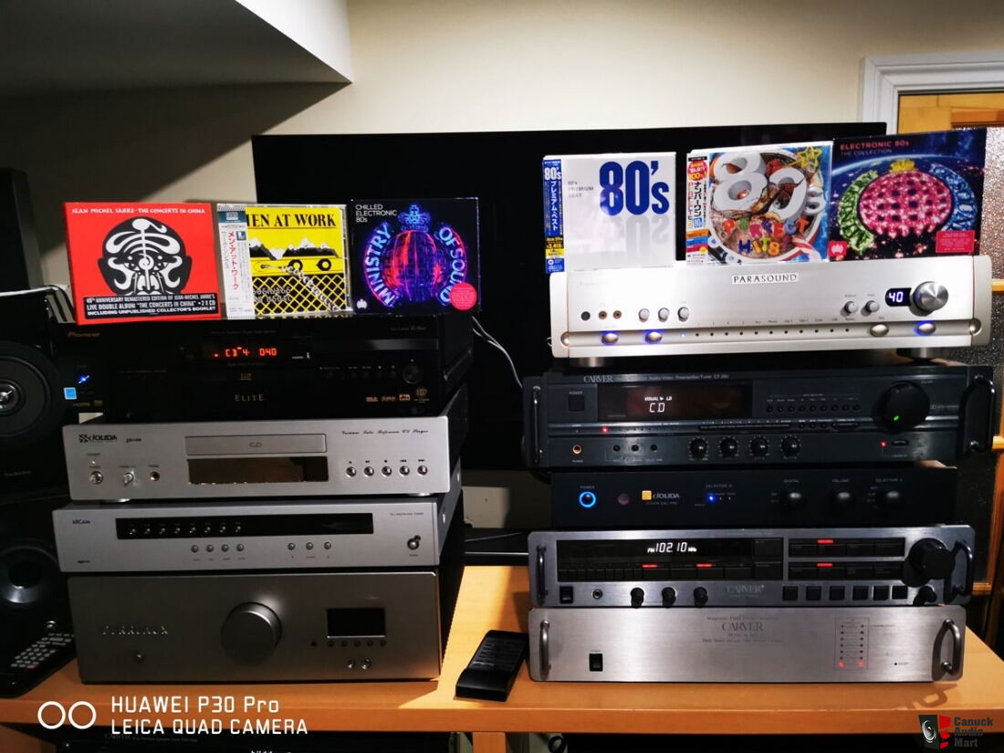 Carver CT-Seven 7 Tuner Pre-Amplifier, Remote, Sonic Hologram Photo ...