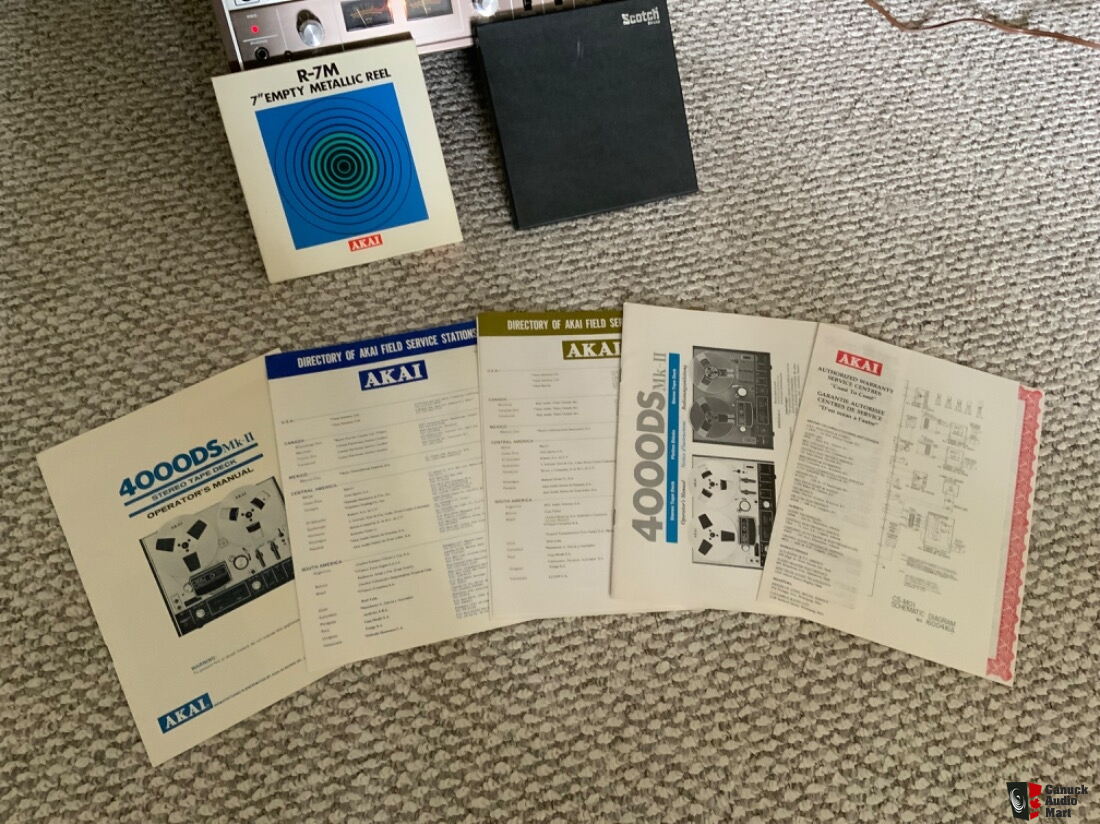 Akai 4000DS mk ii with extras Photo #4634912 - Canuck Audio Mart
