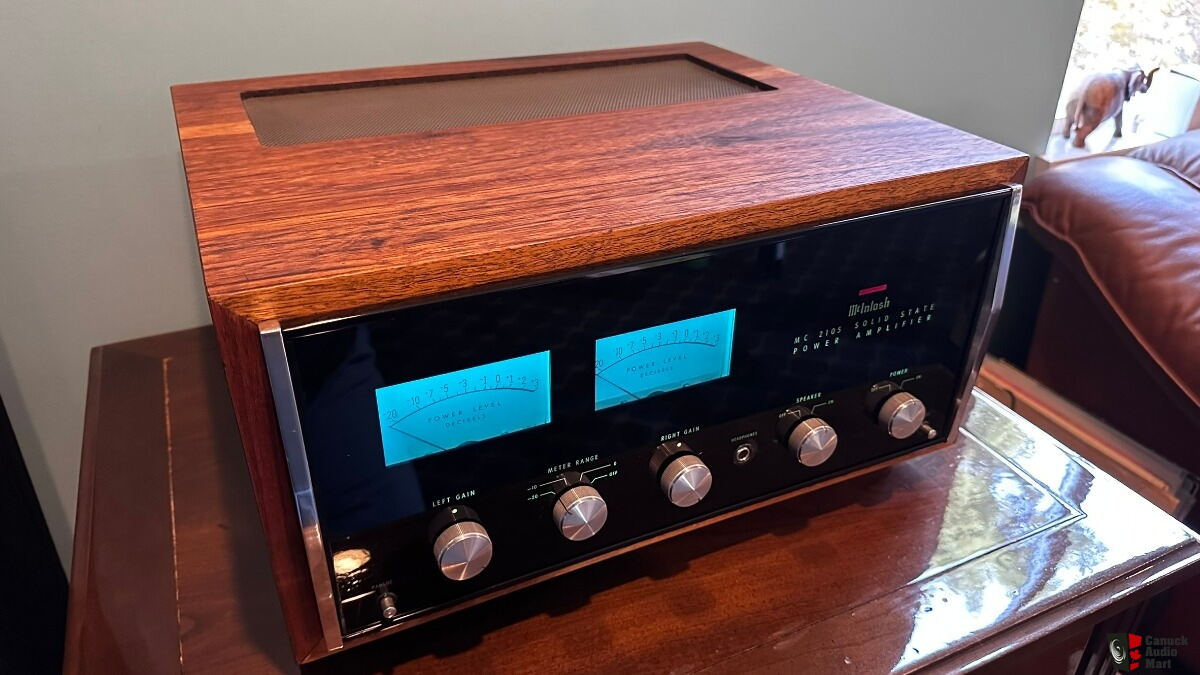 McIntosh MC2105 Amplifier & L54 Case - Excellent Condition - Pending ...