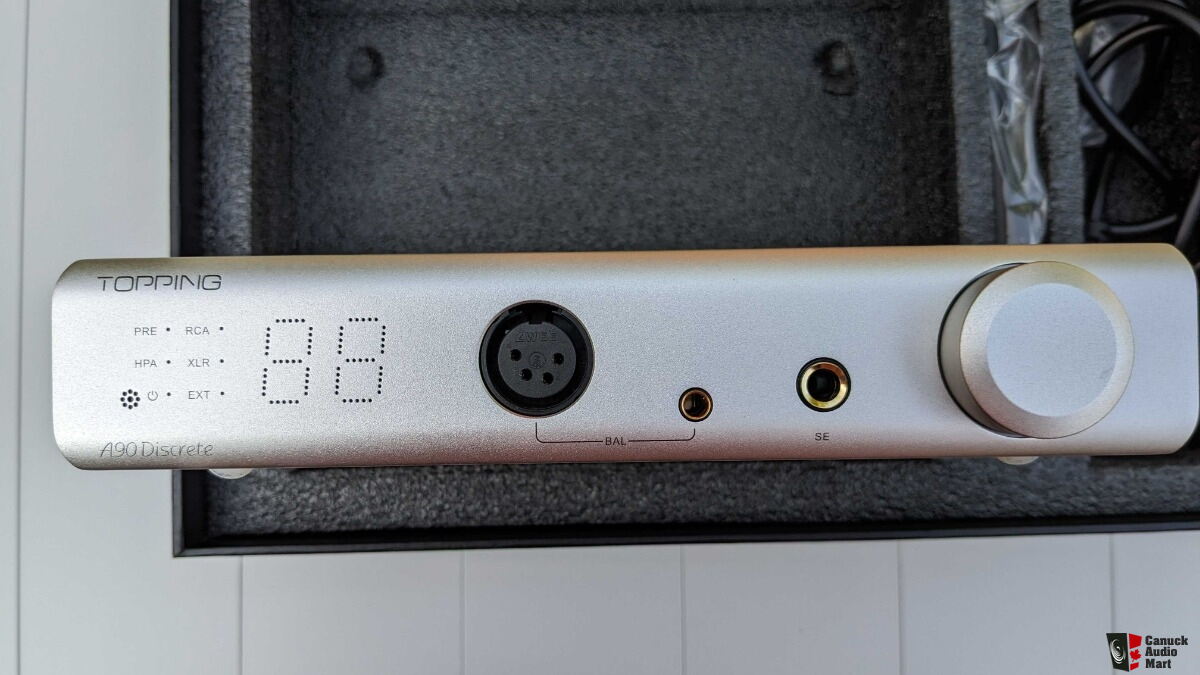 Topping A90 Discrete Fully Discrete Balanced Headphone Amp (A90D) Photo ...