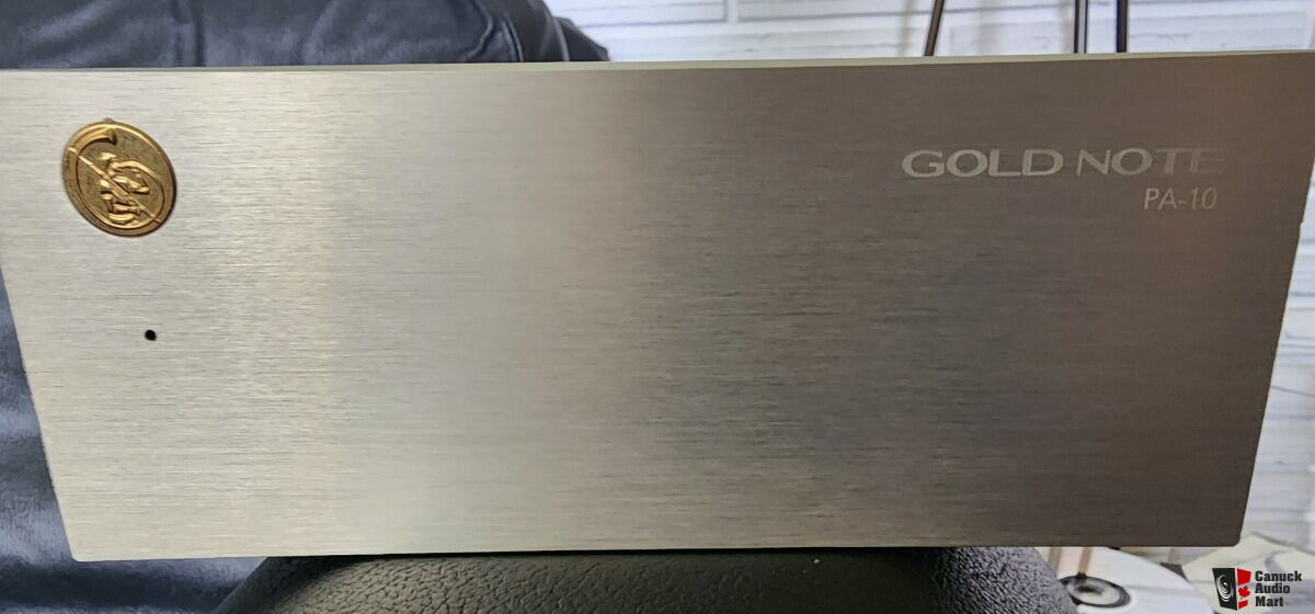 Gold Note PA10 power amplifier Photo #4636626 - Canuck Audio Mart