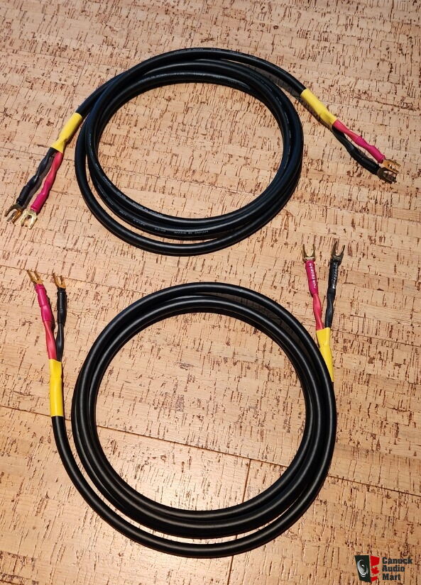7' Canare 4S11 Cables with PureSonic Forks For Sale - Canuck Audio Mart
