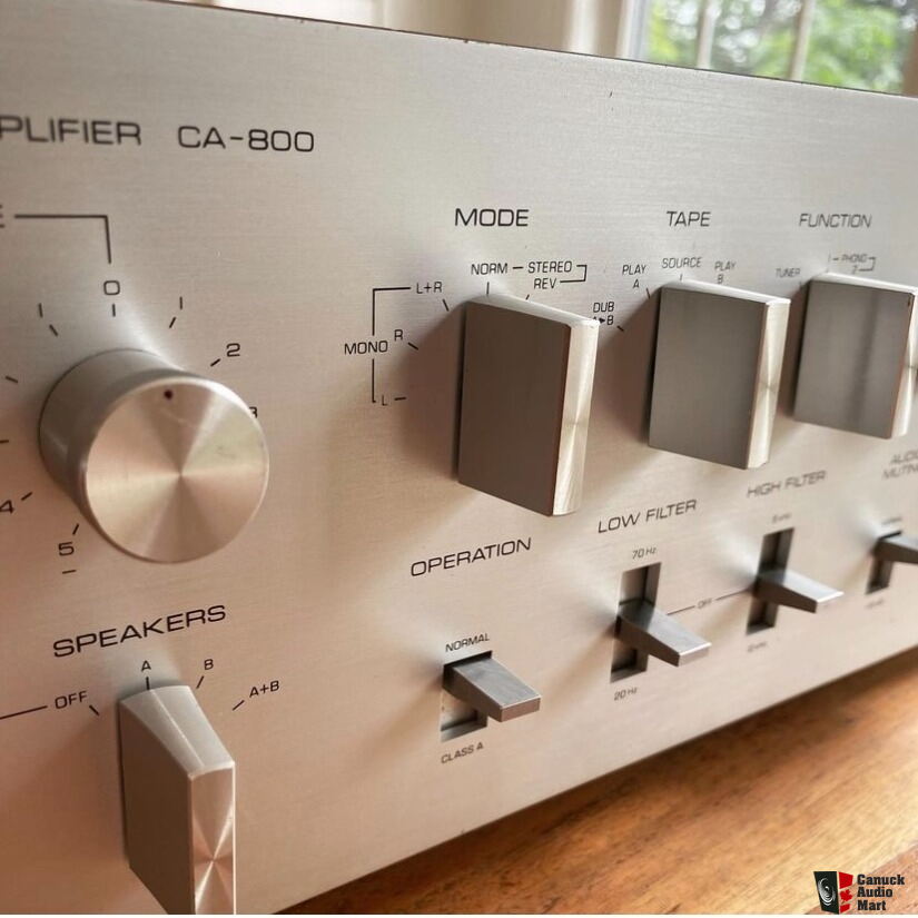 Yamaha CA-800 Natural Sound Integrated Amplifier - Class A Photo ...