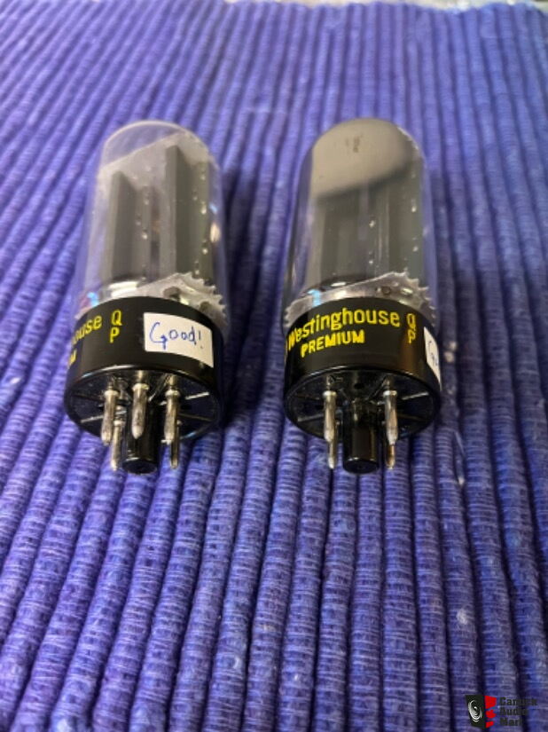 5u4gb / 5as4a Westinghouse premium pair. Same production code Photo ...