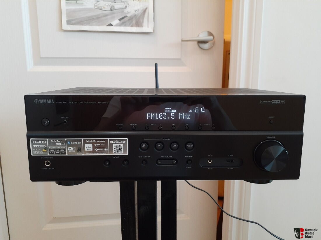 Excellent Yamaha 5.1 4K HDMI USB Built-in Bluetooth and Wifi Network AV ...