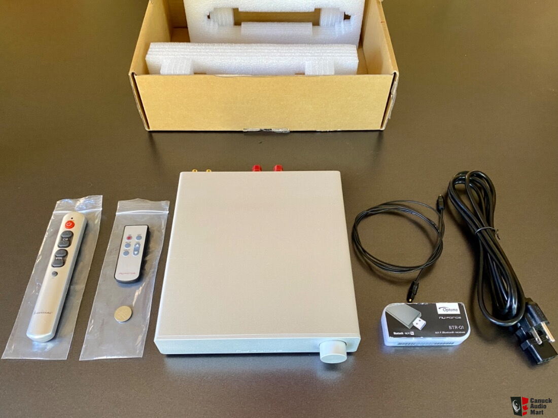 Pristine silver Optoma NuForce DDA-120 Integrated Amplifier DAC BTR For ...