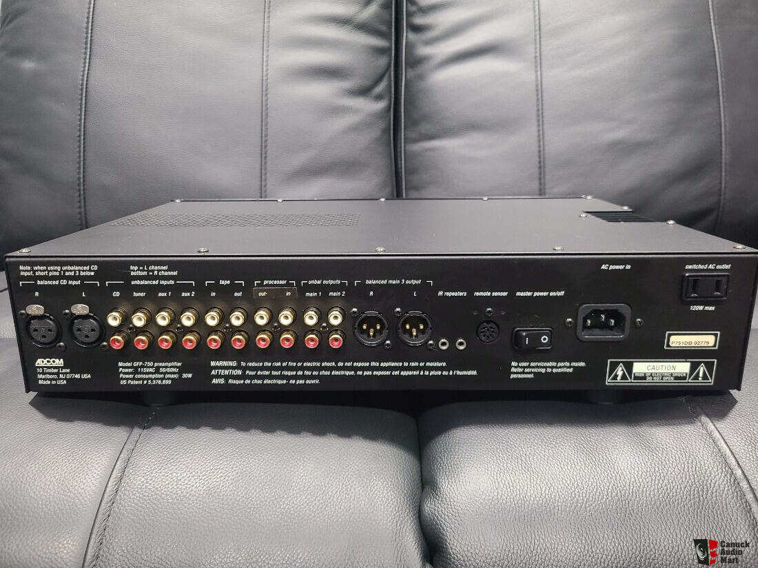 Adcom GFP 750 Preamplifier Photo #4648505 - Canuck Audio Mart