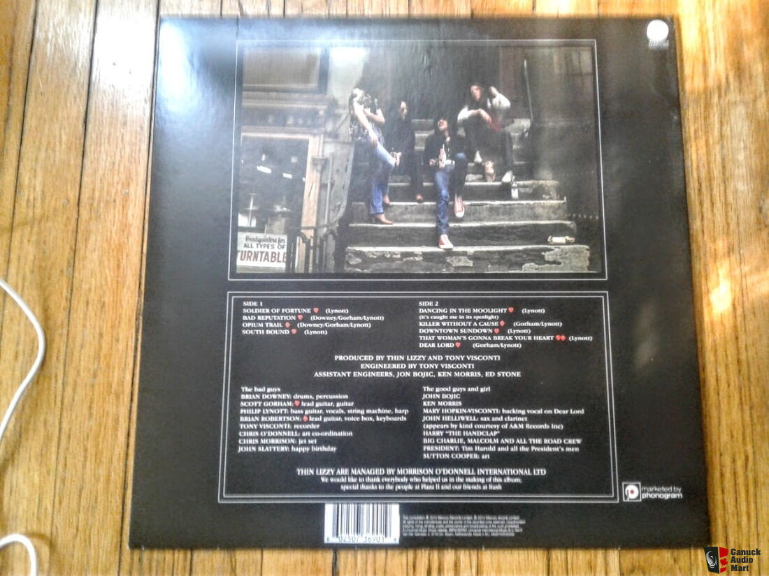 Thin Lizzy 180grm Audiophile Albums(Silver Vinyl) MINT! ENTIRE LOT FOR ...