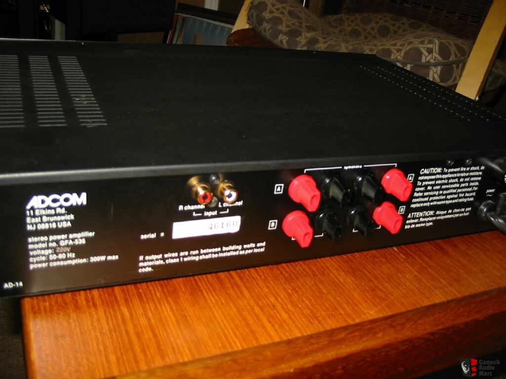 ADCOM GFA-535 power amplifier Photo #465001 - Canuck Audio Mart
