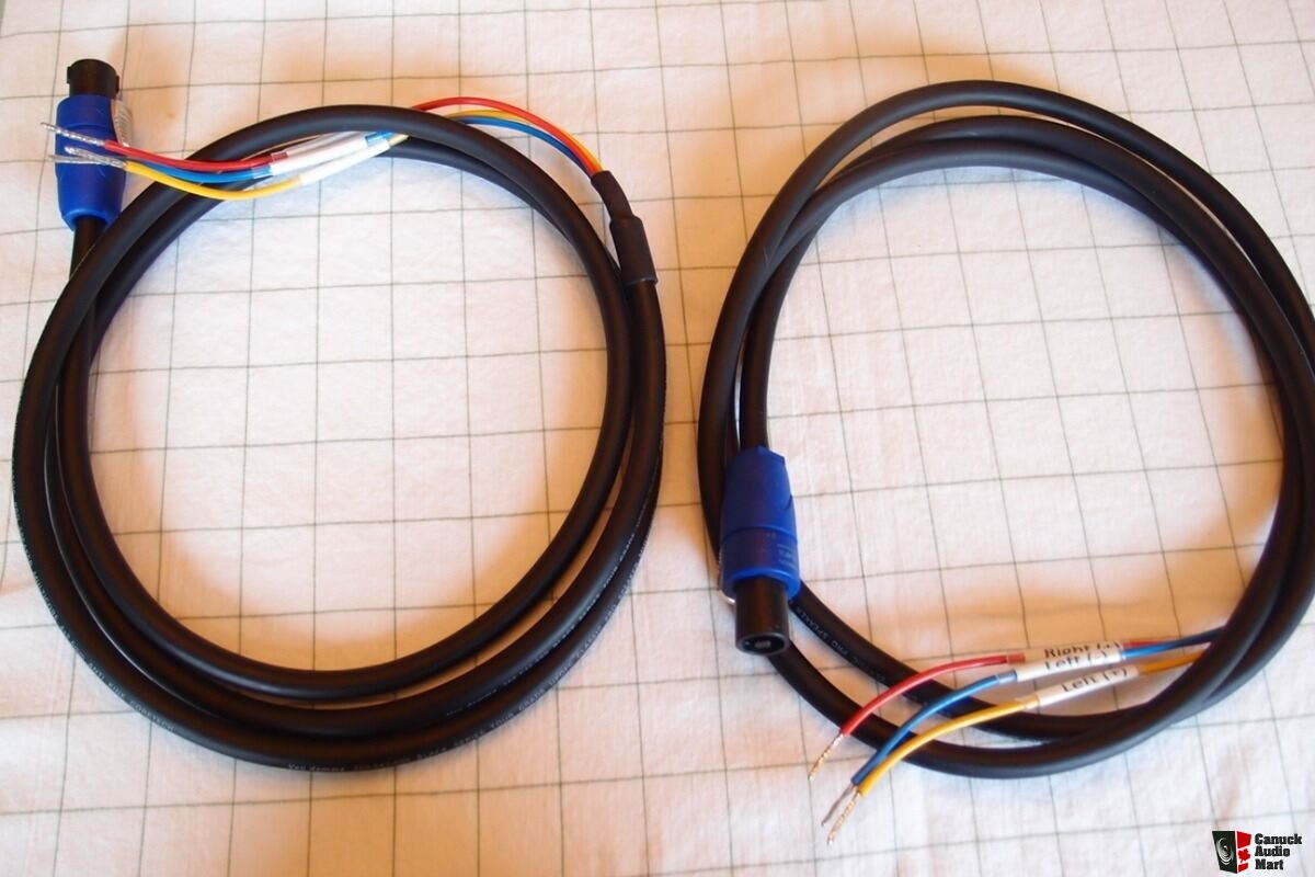 REL 3 Wire Subwoofer Cables (2m length) For Sale - Canuck Audio Mart