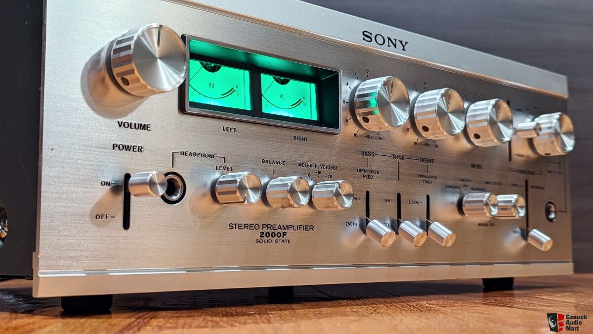 Sony TA-2000F High End Stereo Preamplifier/ Fully Serviced & Tested ...