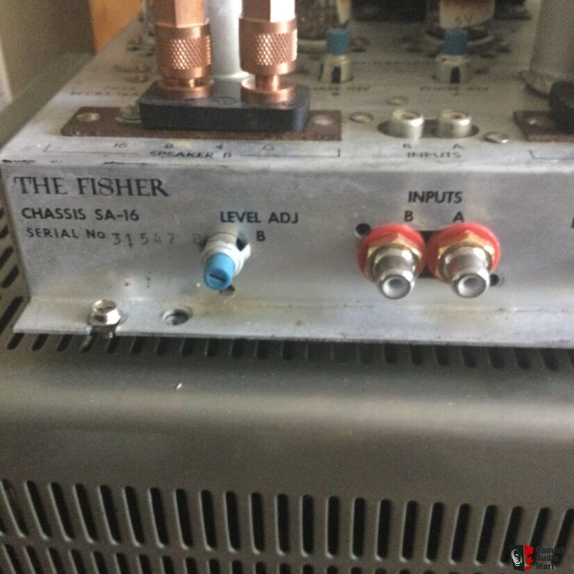 Fisher SA-16 EL84 PP vintage stereo amp Photo #4657412 - Canuck Audio Mart