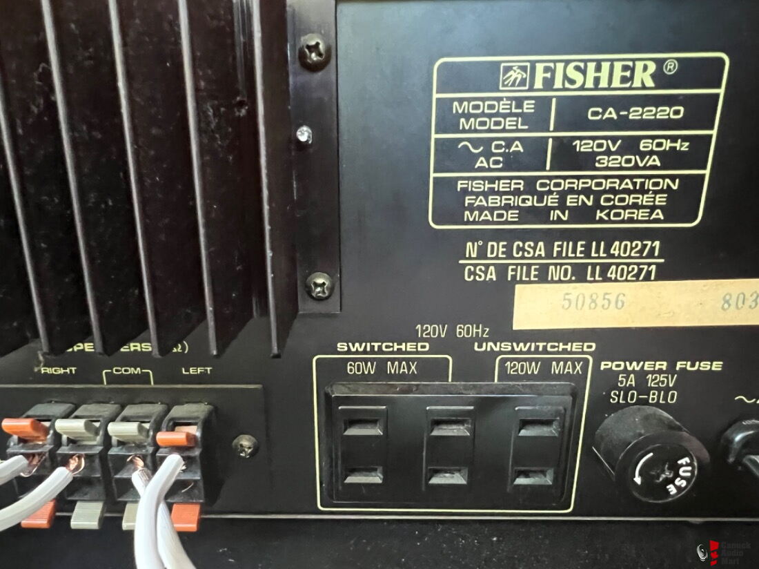 Fisher CA-2220 Integrated Amp Photo #4658561 - US Audio Mart