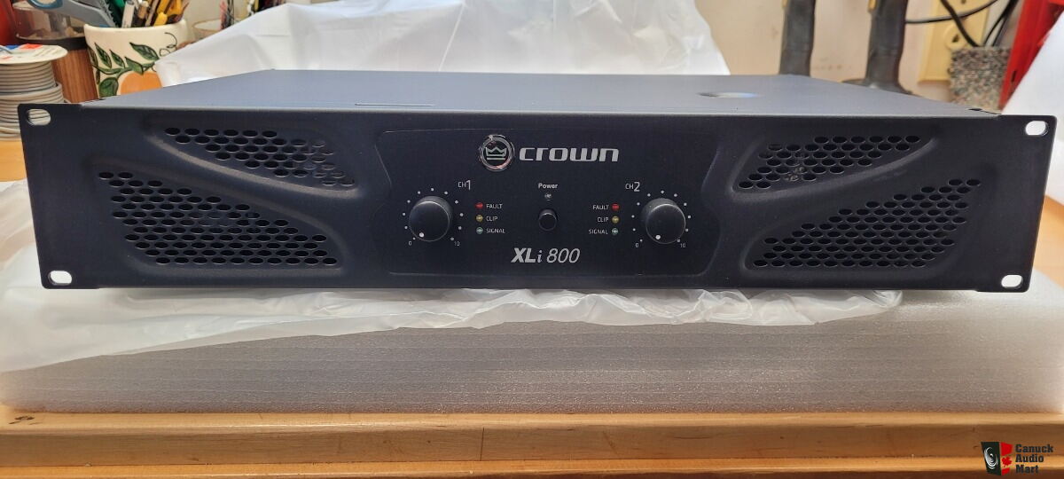 Crown Xli 800 Amplifier Photo #4664117 - Canuck Audio Mart