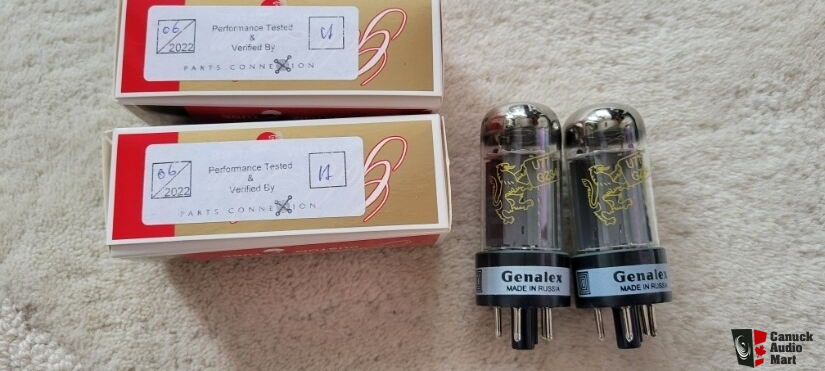 Genalex Gold Lion 5AR4/GZ34/U77 Rectifier Tubes Pair Photo #4664686 ...