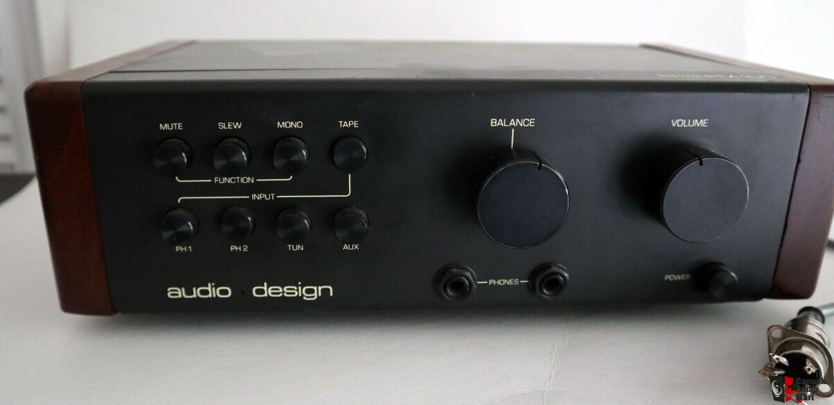 AUDIO DESIGN PM100 Preamplifier Canadian Built High Quality C1980's No ...