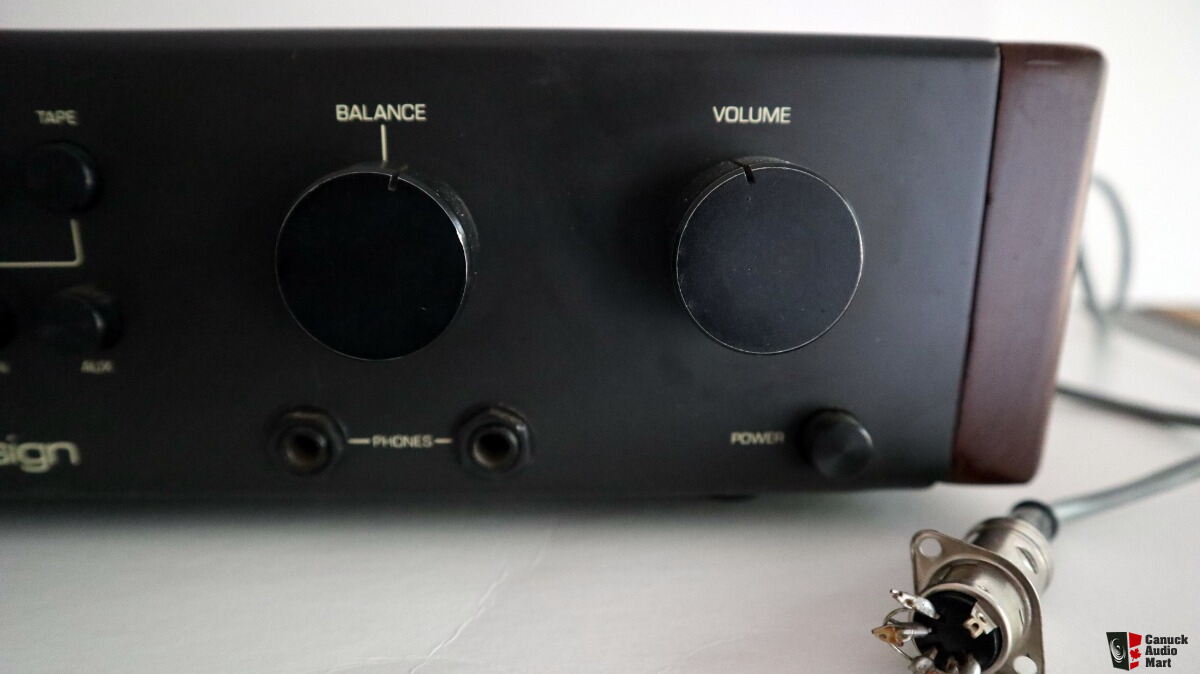 AUDIO DESIGN PM100 Preamplifier Canadian Built High Quality C1980's No ...