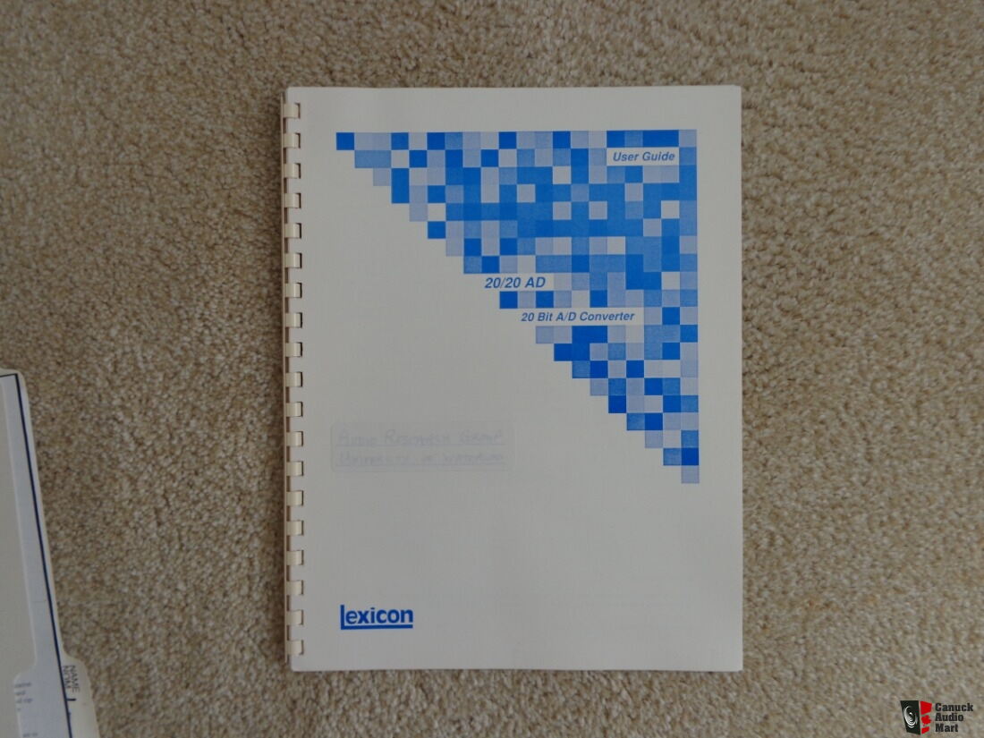 Lexicon 2020 AD Analog to Digital Converter Photo #4668958 - US Audio Mart