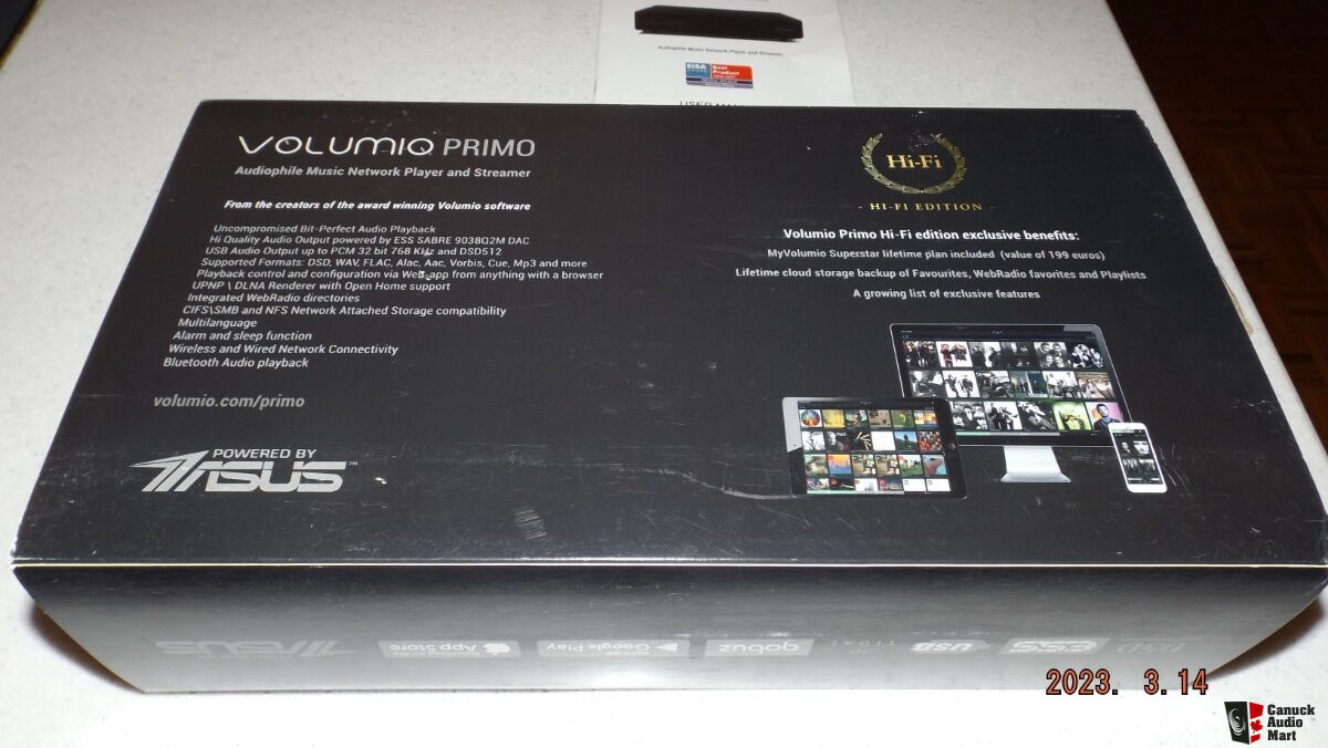Volumio Primo HI-FI Edition Streamer Photo #4669826 - Canuck Audio Mart
