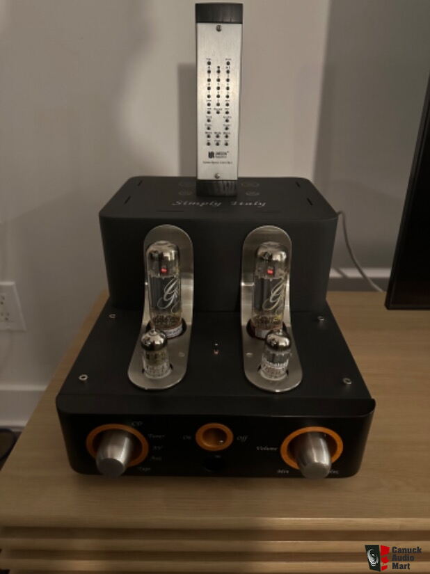 Beautiful Unison Research Simply Italy with Golden Lion Tubes, shipping ...