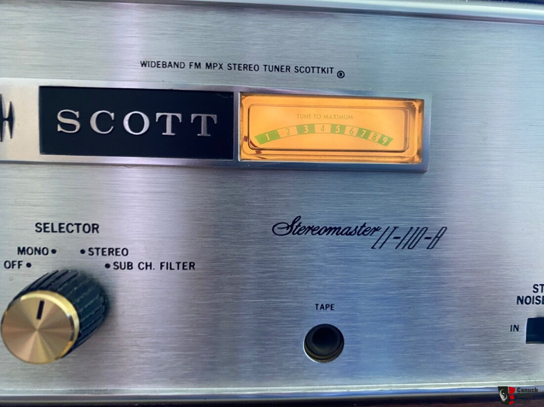 Scott LT110B tube tuner, factory built = 350C tuner Photo #4674130 - US ...
