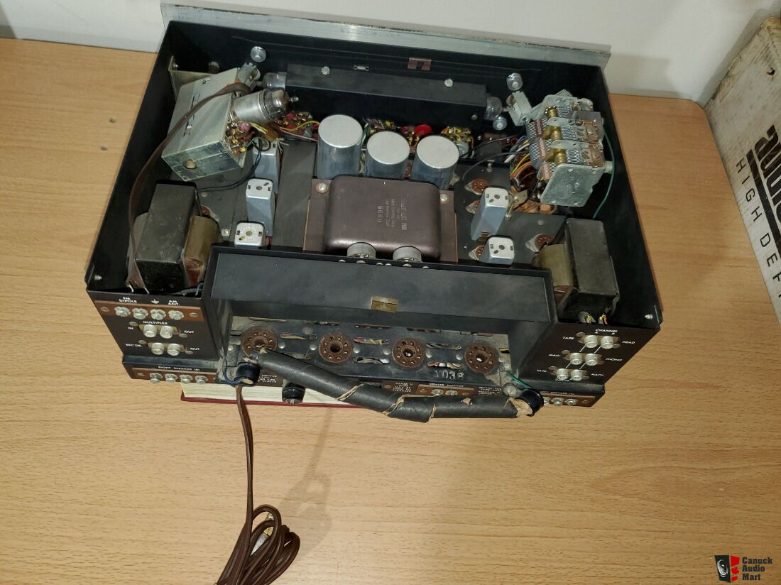 Altec 707 AM/FM tube receiver with magic eyes tubes peerless ...