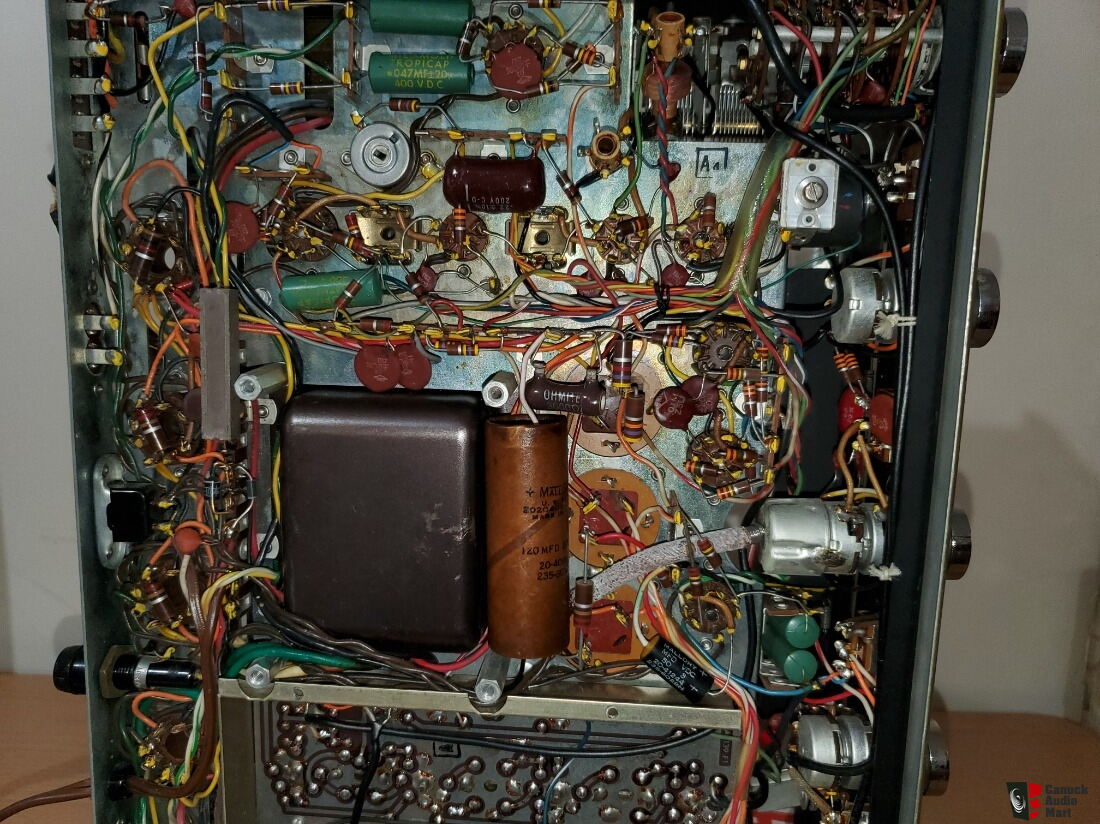 Altec 707 AM/FM tube receiver with magic eyes tubes peerless ...