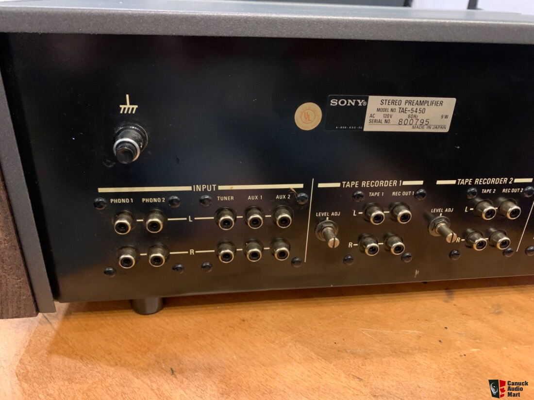 SONY TA-E 5450 Classic Stereo Preamplifier ,Restored Photo #4679346 ...