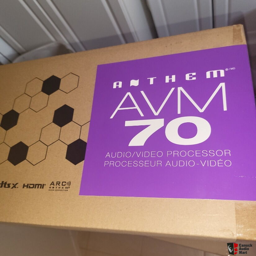 Anthem Avm 70 8k 15.2 Channel Dolby Atmos Surround Sound Processor ...