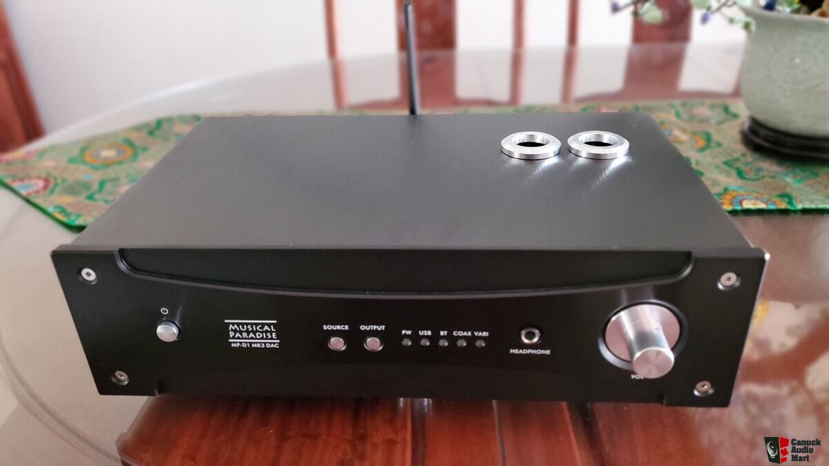 Excellent condition Musical Paradise MP-D1 MK3 DAC with upgraded Tubes ...