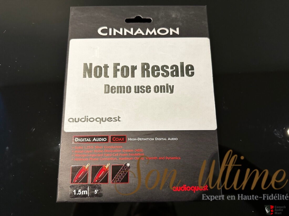Audioquest Cinnamon Coax 1.5M (Used) Dealer Ad - Canuck Audio Mart