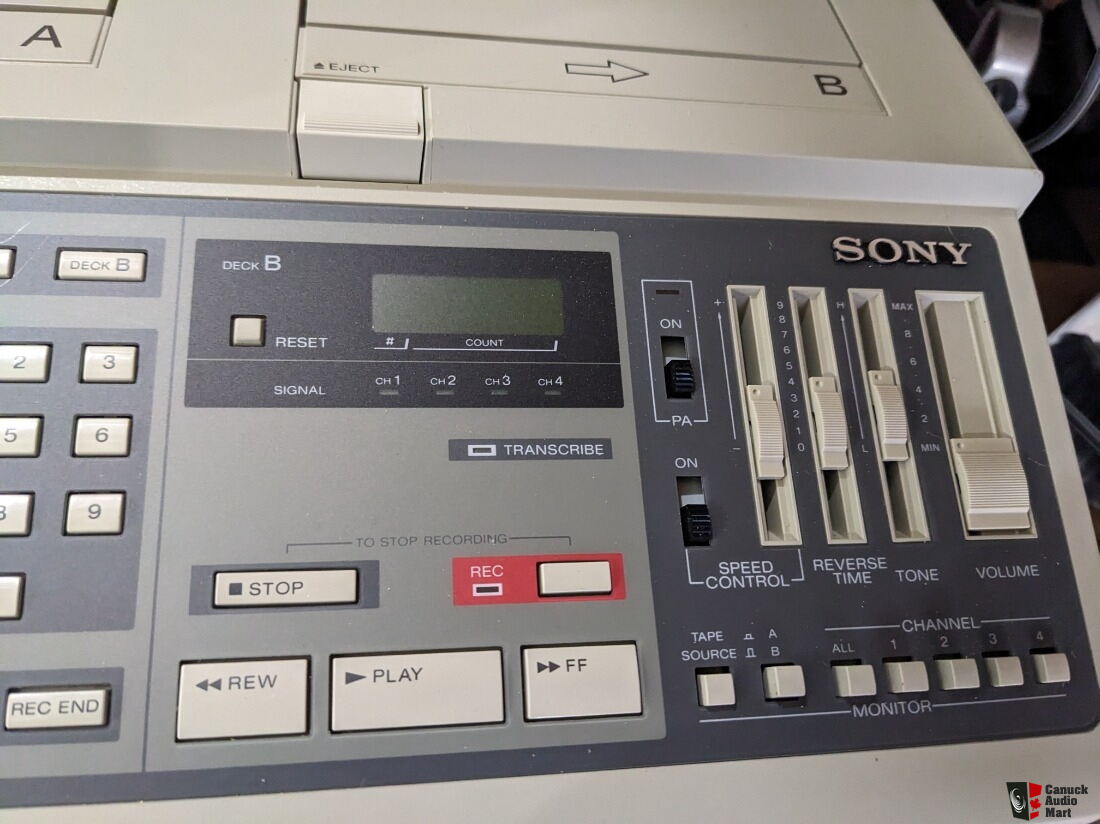 Sony BM-246 Cassette Recorder Transcriber Photo #4691080 - Canuck Audio ...