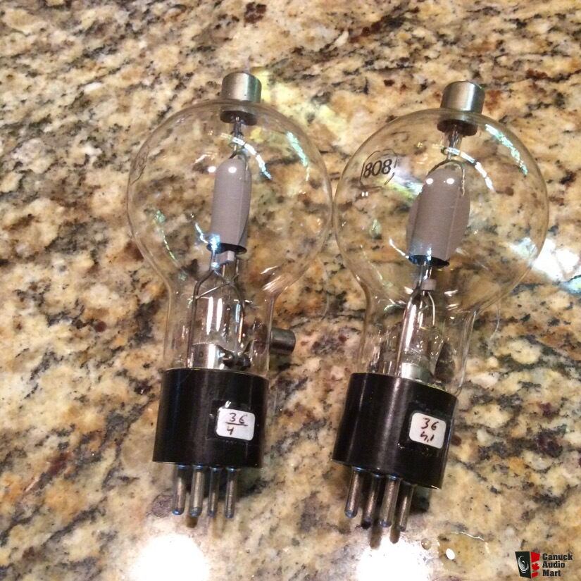 Tubes 808crc match paire Photo #4691235 - Canuck Audio Mart