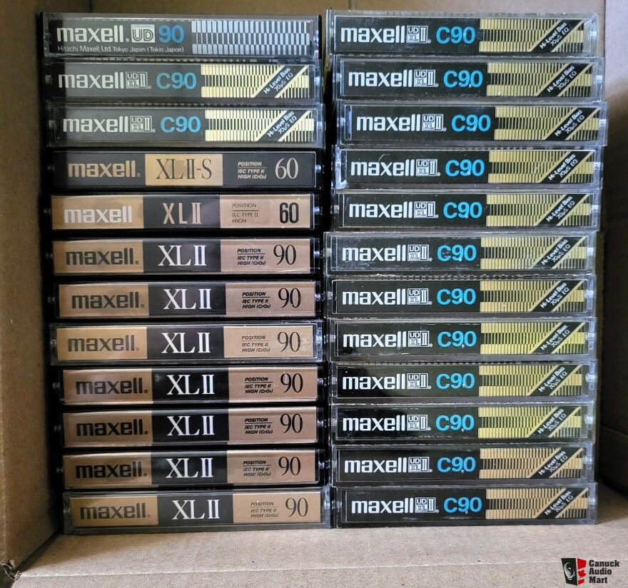 24 Maxell Cassette Tapes (Used, As-is) For Sale - UK Audio Mart