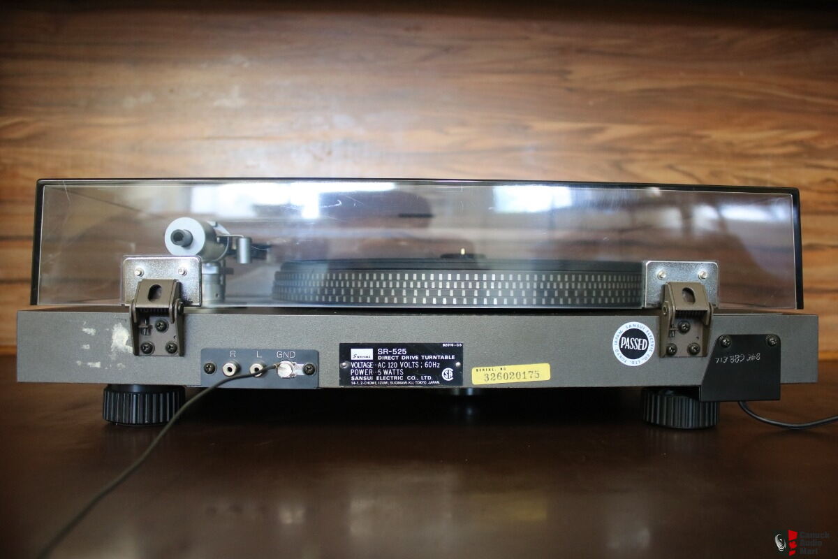 Sansui SR-525 Vintage HiFi Turntable Photo #4699387 - Canuck Audio Mart