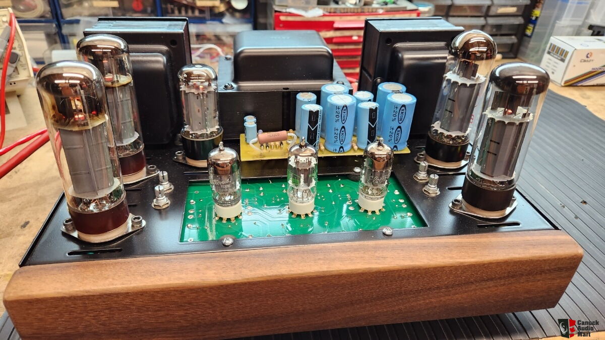 Dynaco ST-70 with Curcio Audio power supply capacitor upgrade board ...