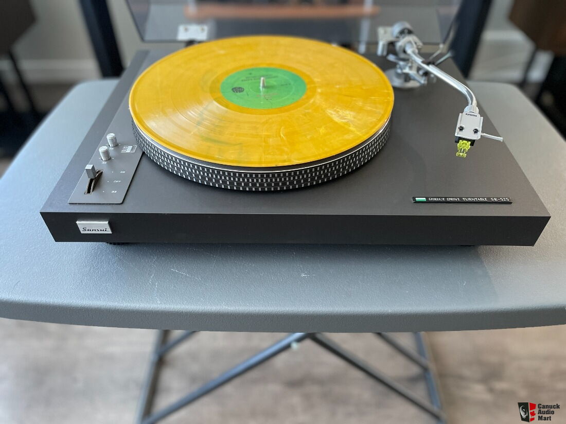 Sansui SR-525 Direct drive turntable Photo #4701945 - Canuck Audio Mart