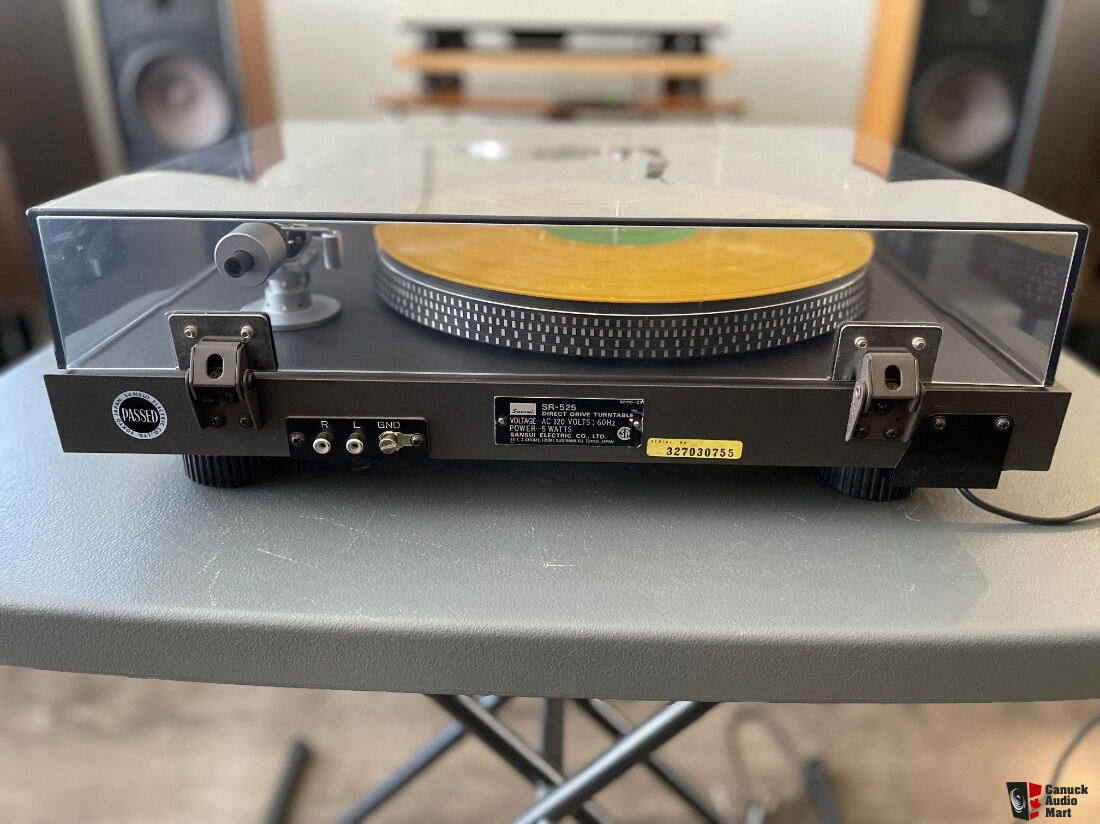 Sansui SR-525 Direct drive turntable Photo #4701948 - Canuck Audio Mart