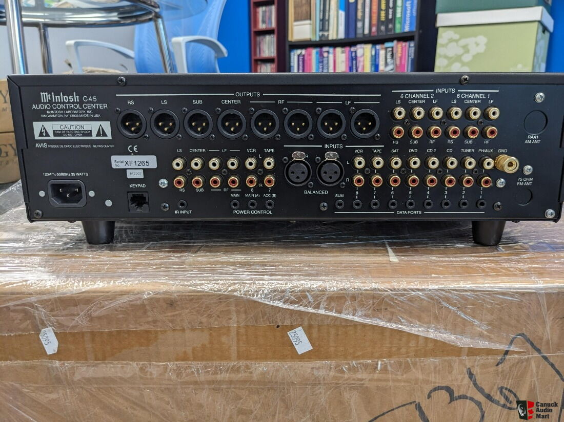 McIntosh C45 Preamplifier / Audio Control Center 5.1 Photo #4701984 ...