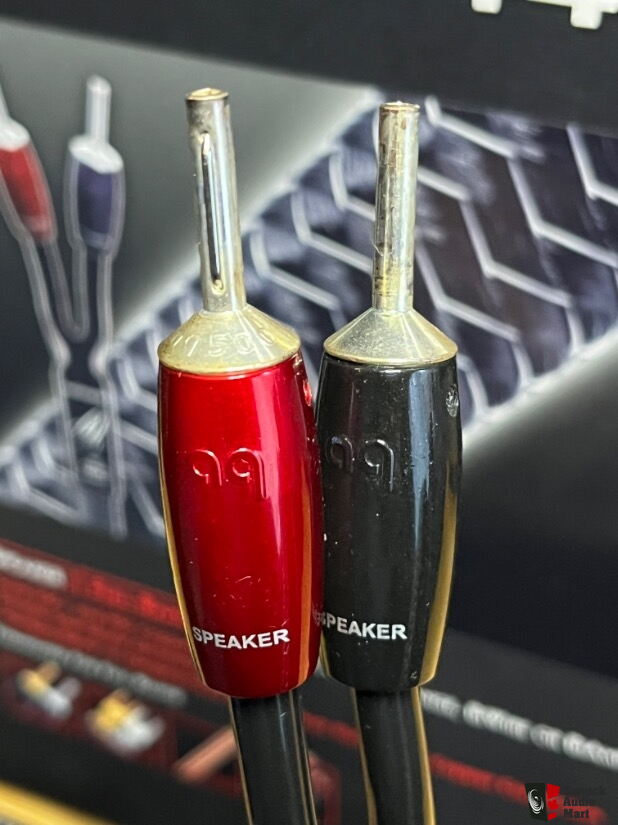 AudioQuest Rocket 44 Full Range speaker cables - 8 ft pair - banana ...
