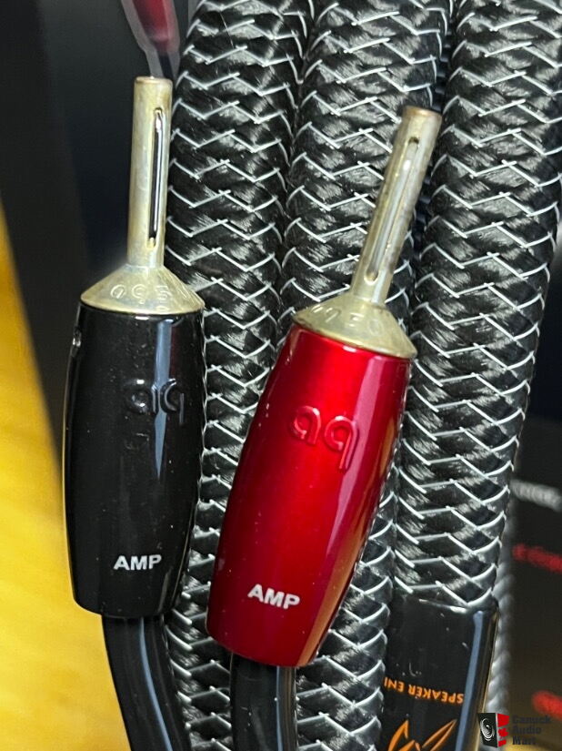 AudioQuest Rocket 44 Full Range speaker cables - 8 ft pair - banana ...