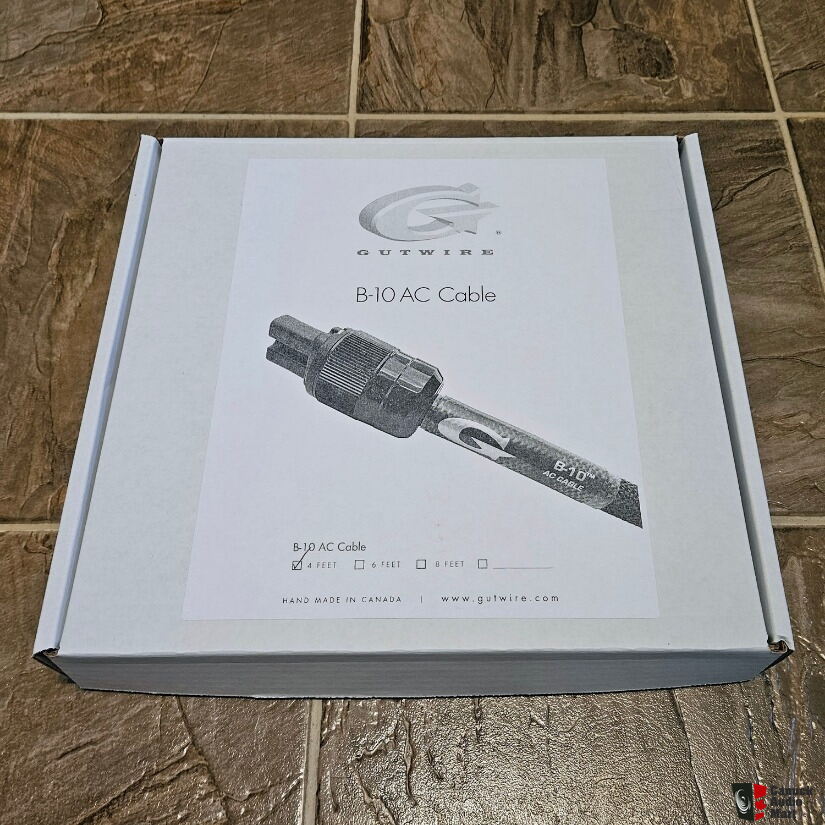 GutWire B-10 Power Cable (4ft) - Demo Photo #4704638 - US Audio Mart