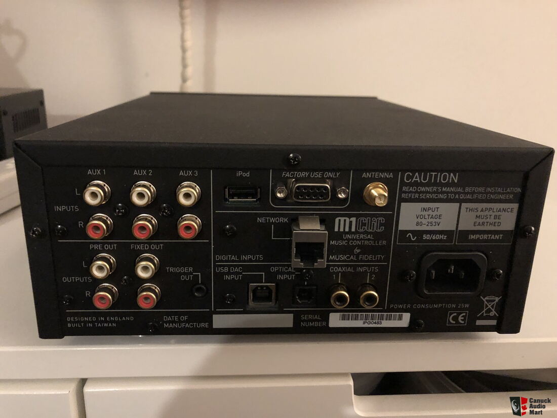 Musical Fidelity M1Clic Preamp,Streamer, Dac Photo #4704986 - Canuck ...