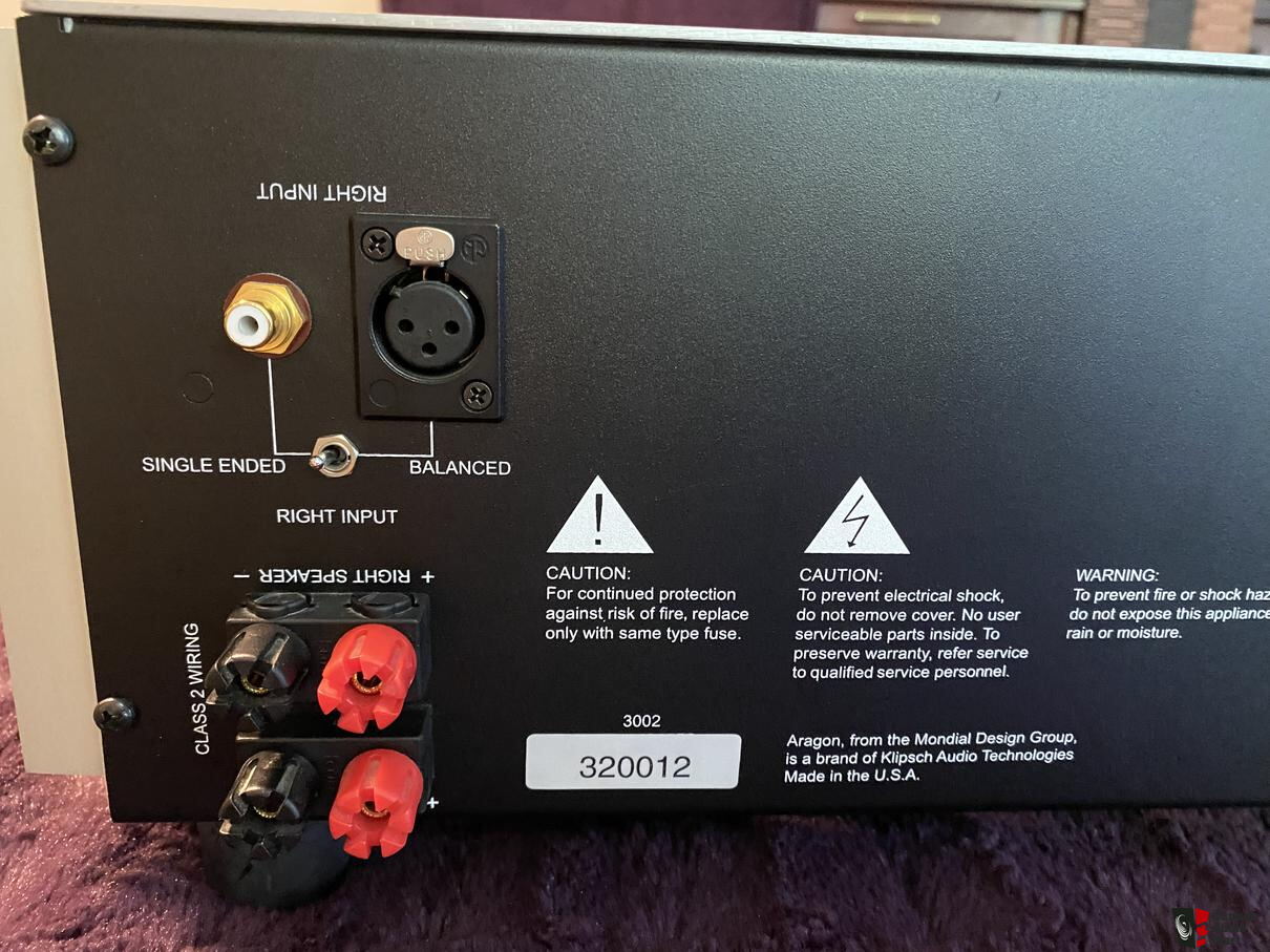 Aragon 3002 power amplifier Photo #4706495 - Canuck Audio Mart