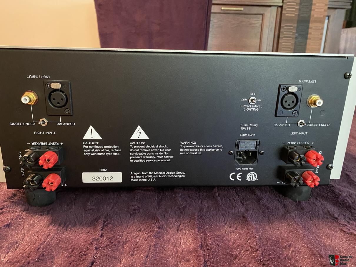Aragon 3002 power amplifier. Price drop! Photo #4706500 - Canuck Audio Mart