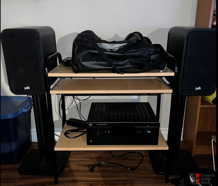 NAD T 758 AV receiver 7 Channels Fully Upgradable to 4K w/speakers and ...