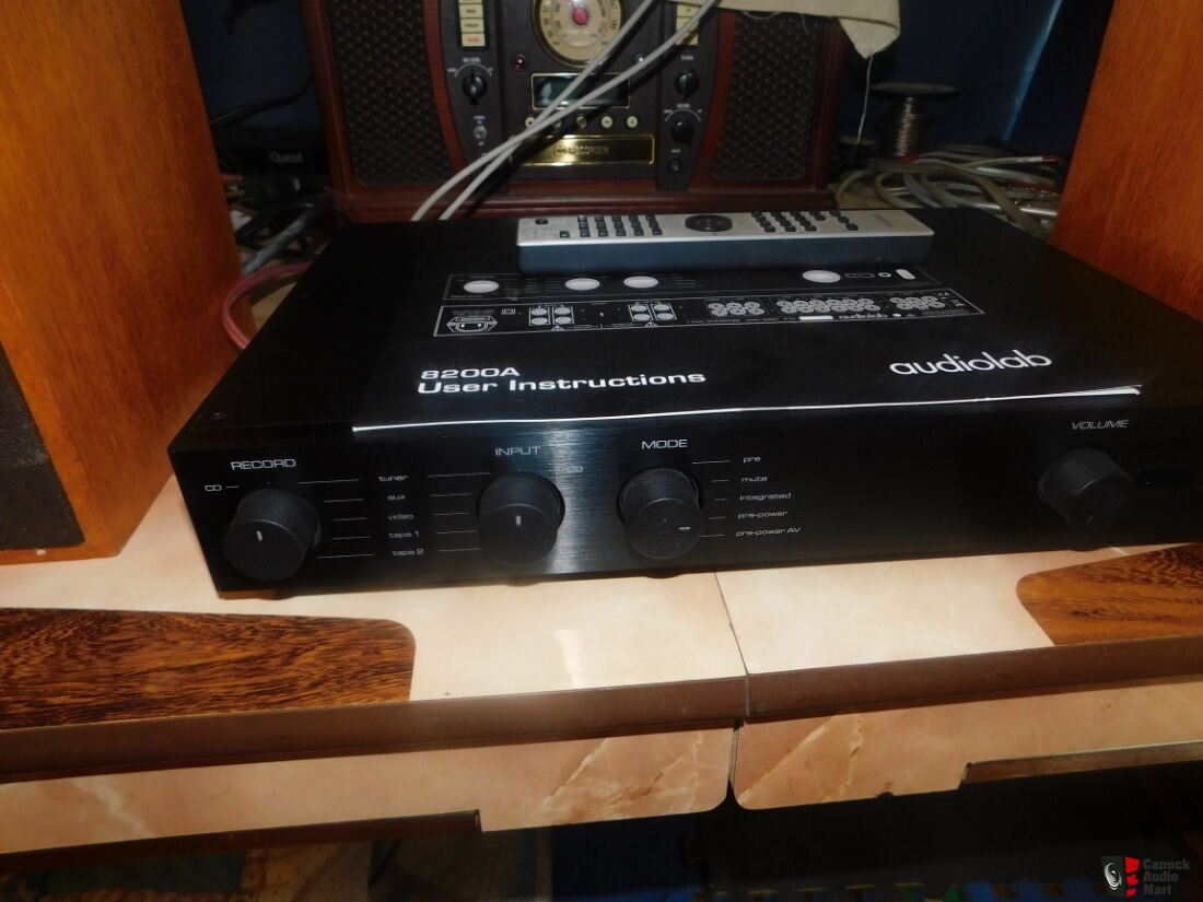 Audiolab 8200A Integrated Amplifier with Remote & Manual Photo #4706634 ...