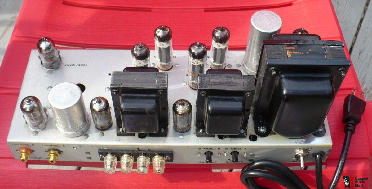Vintage Pilot 1060B EL84 6BQ5 Stereo Tube Amplifier Photo #4709036 ...
