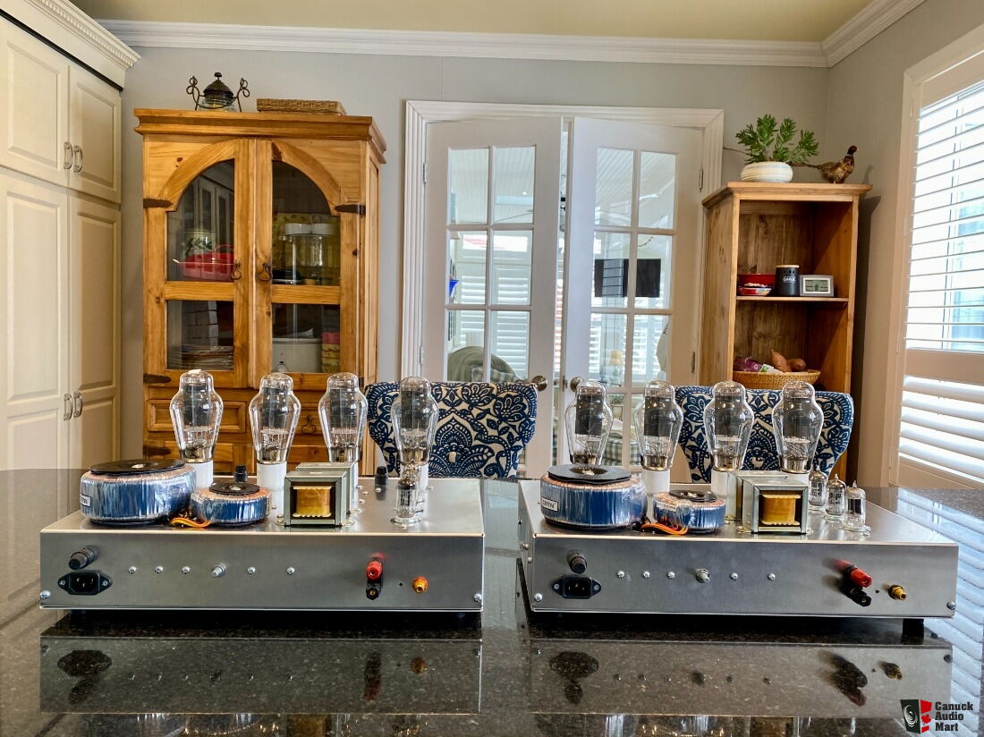 Transcendent Sound "The Pinnacle" OTL 300B Push Pull Tube Amp Photo ...